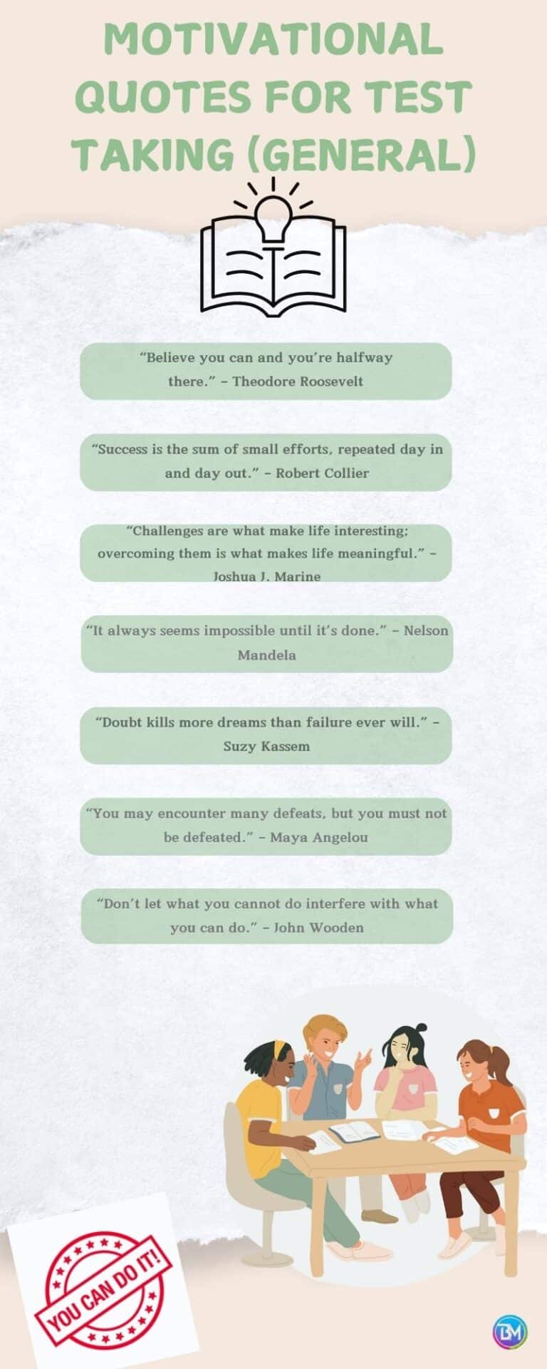 30+ Test Motivation Quotes to Ignite Confidence, Conquer Exam Stress ...