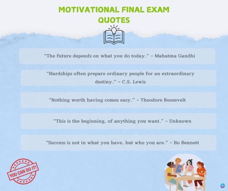 30+ Test Motivation Quotes to Ignite Confidence, Conquer Exam Stress ...