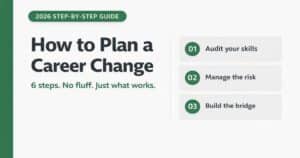 How to Plan a Career Change Step by Step (2026 Guide)